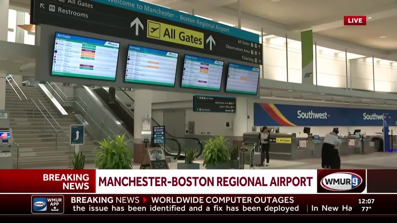 Manchester-Boston Regional Airport seeing minor effects from internet ...