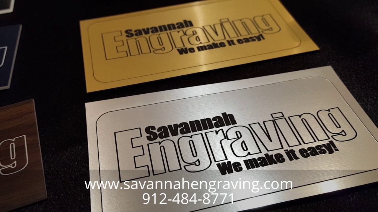 Engraving Materials - YouTube