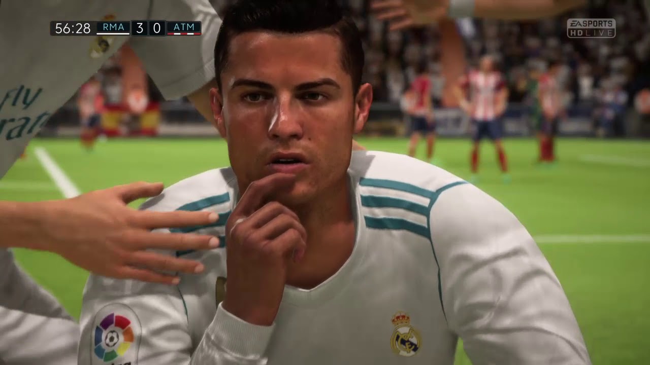 FIFA 18 360 Camera Replay + Ronaldo Camera Celebration - YouTube
