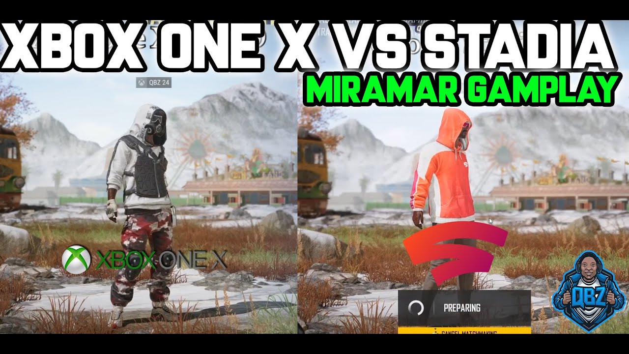 PUBG Google Stadia vs Xbox One X w/SSD "Does it Compare?" - YouTube