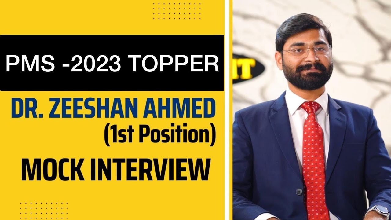 PMS Mock Interview | PMS TOPPER Dr Zeeshan | - YouTube
