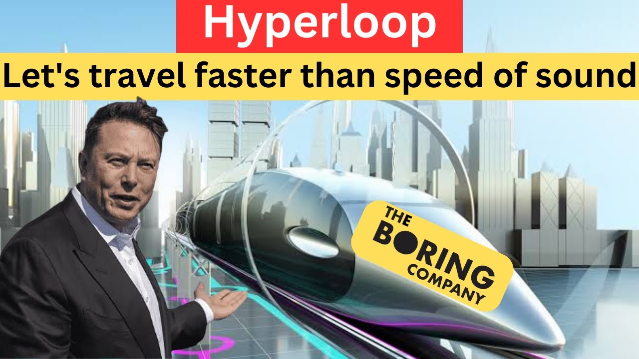 Hyperloop train's speed is faster than Airplane| Hyperloop Elon musk ...