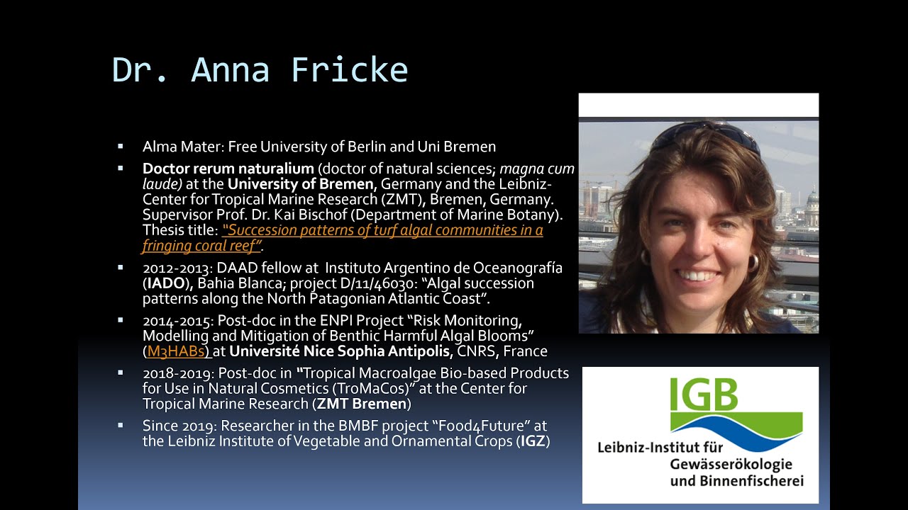 Anna Fricke in #BluePlanet - YouTube