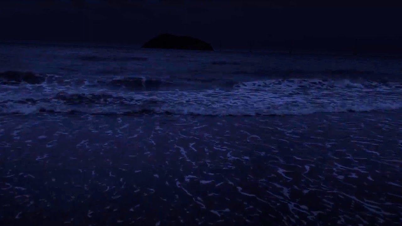 Sleeping With The Waves During The Moon Eclipse, 12 Hours Of Ocean Sounds For Deep Sleep - YouTube