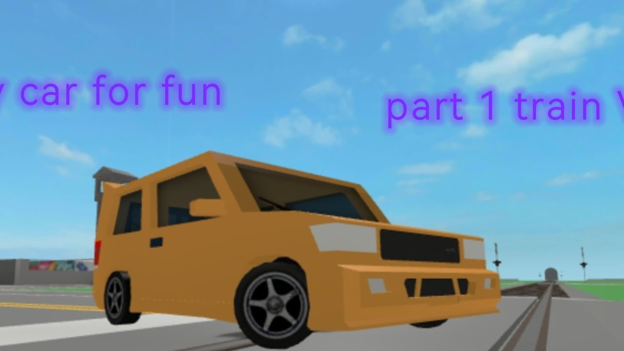destroy car for fun part 1 train vs car - YouTube