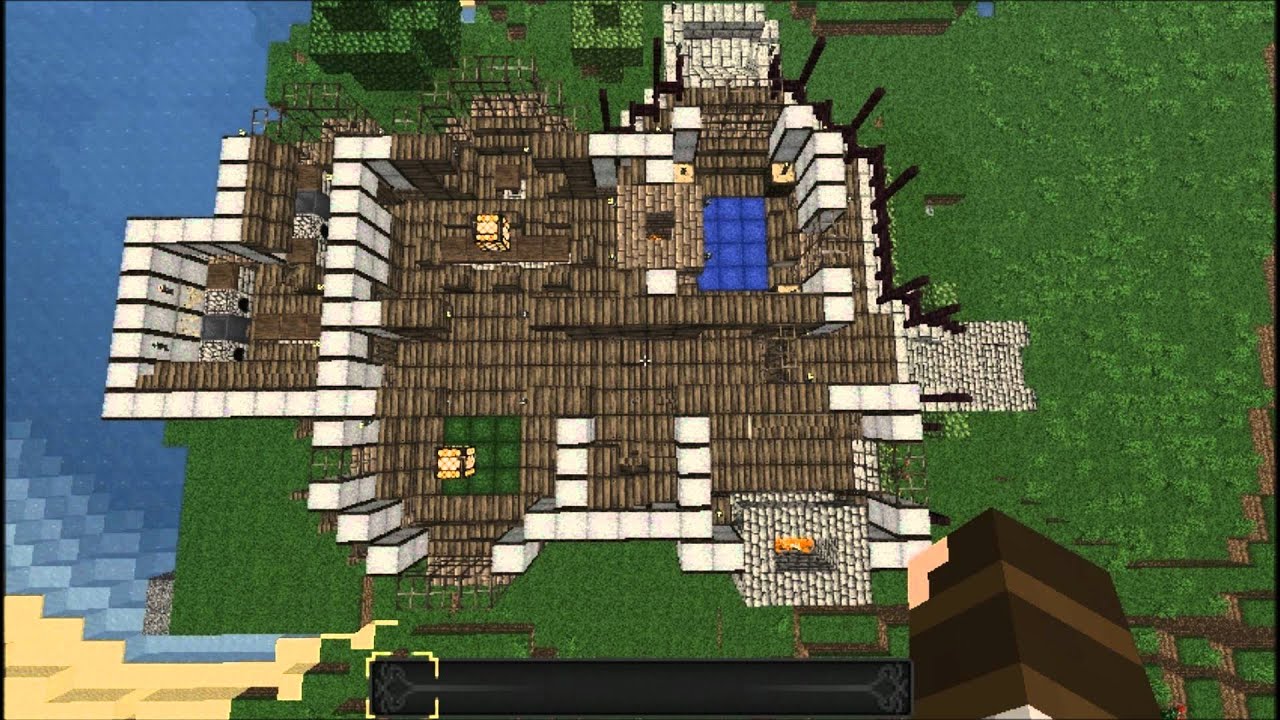 Minecraft Carson Mansion Tutorial pt.1 - YouTube