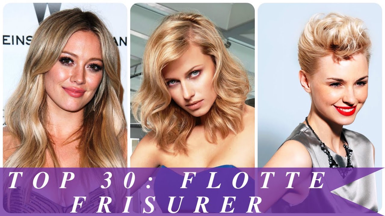 Top 30 flotte frisurer - YouTube