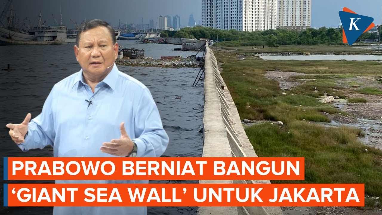 Prabowo Rencanakan Bangun Tanggul Laut Raksasa untuk Lindungi Jakarta ...