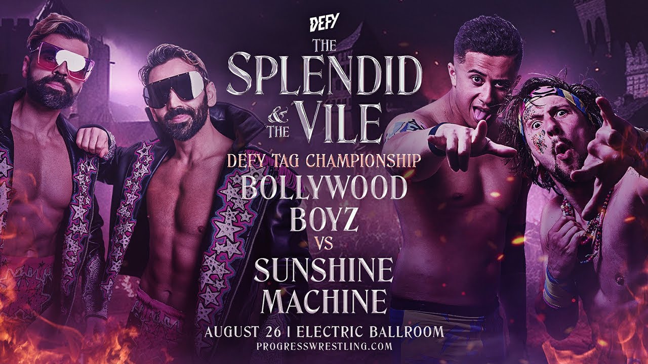 Sunshine Machine vs Bollywood Boyz | 8/26/23, DEFY The Splendid & The ...
