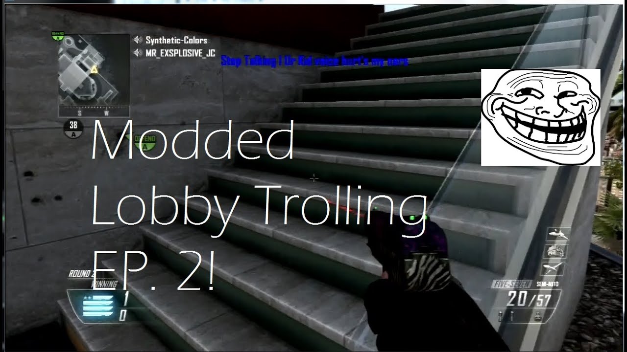 BO2 Modded Lobby Trolling EP. 2 - YouTube