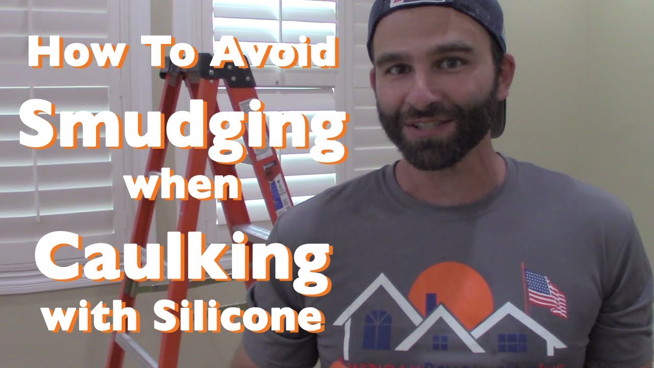 How To Avoid Smudging When Caulking With Silicone YouTube How To Avoid Smudging When Caulking With Silicone YouTube