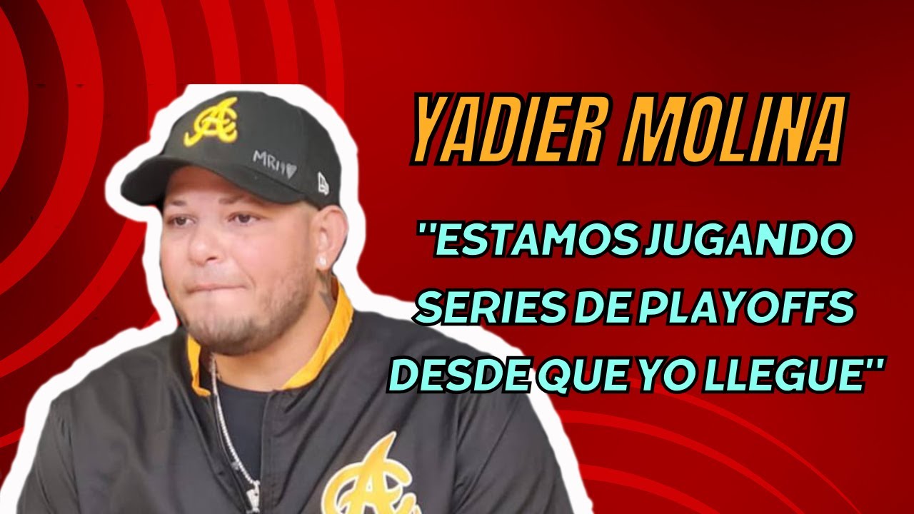 Yadier Molina - "Estamos Jugando Modo Playoffs" - YouTube