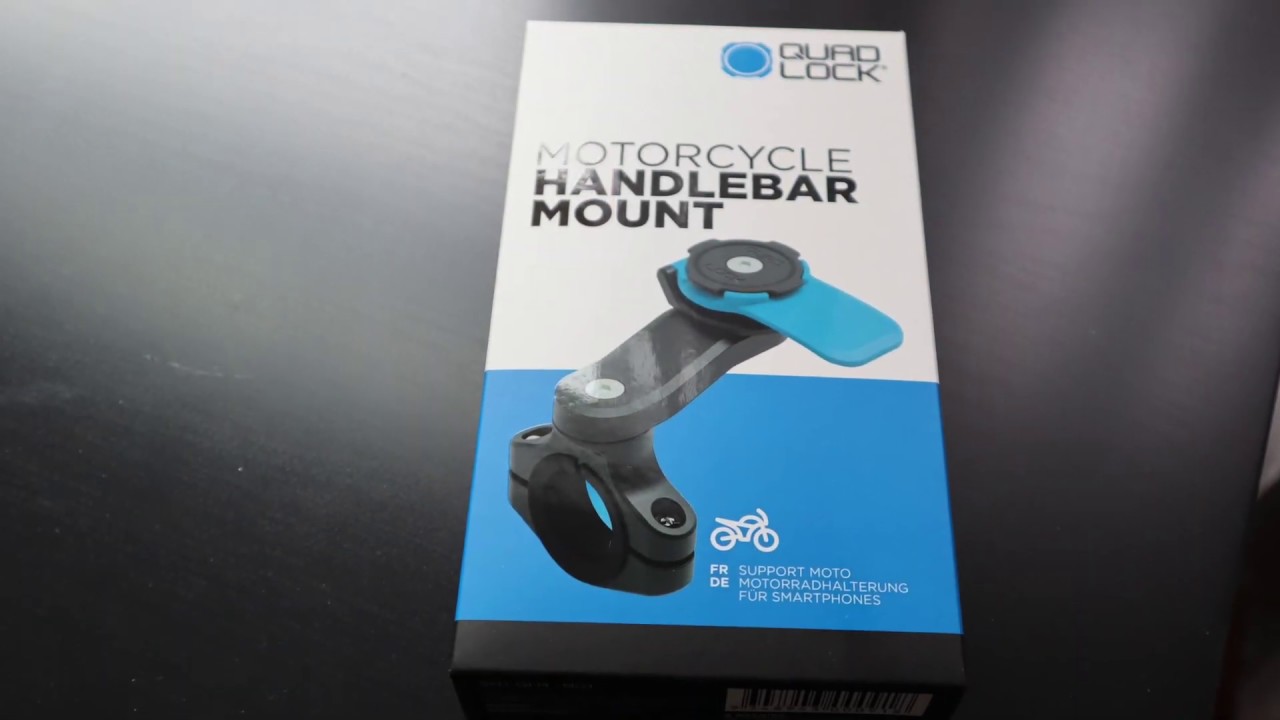 Quad Lock Moto mount installation Kawasaki Z900 - YouTube