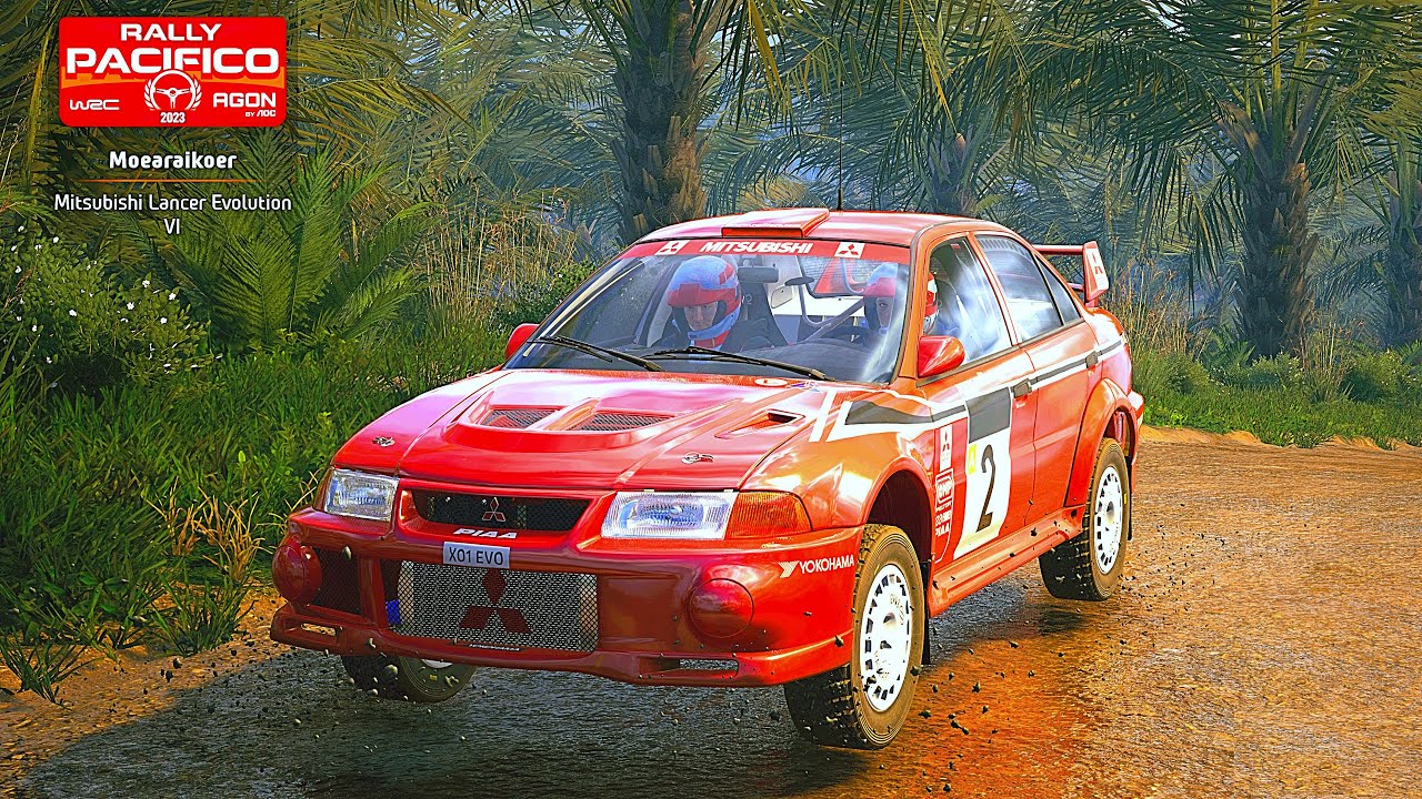 EA Sports WRC🏁 Mitsubishi Lancer Evo VI - Rally Pacifico Wet [[4K Full ...