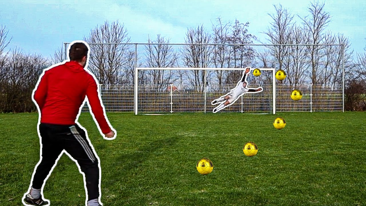 NEW YEARS FOOTBALL CHALLENGES | GOALKEEPER VS PLAYER! - YouTube