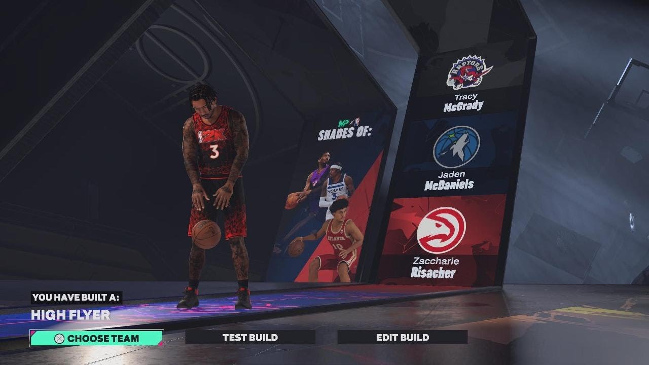 NBA 2K25 SMALL FOWARD BUILD - HIGH FLYER (6'8) - YouTube