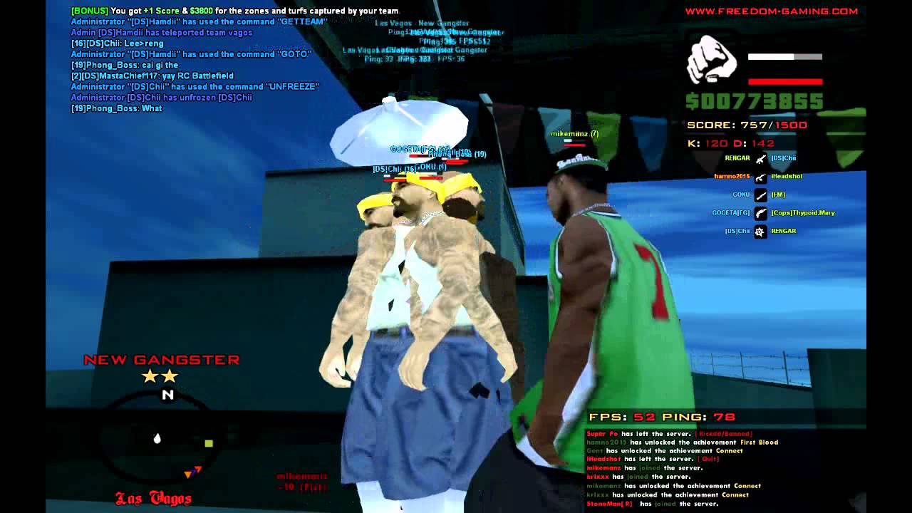GTA San Andreas SAMP: My new favorite gang wars server - YouTube