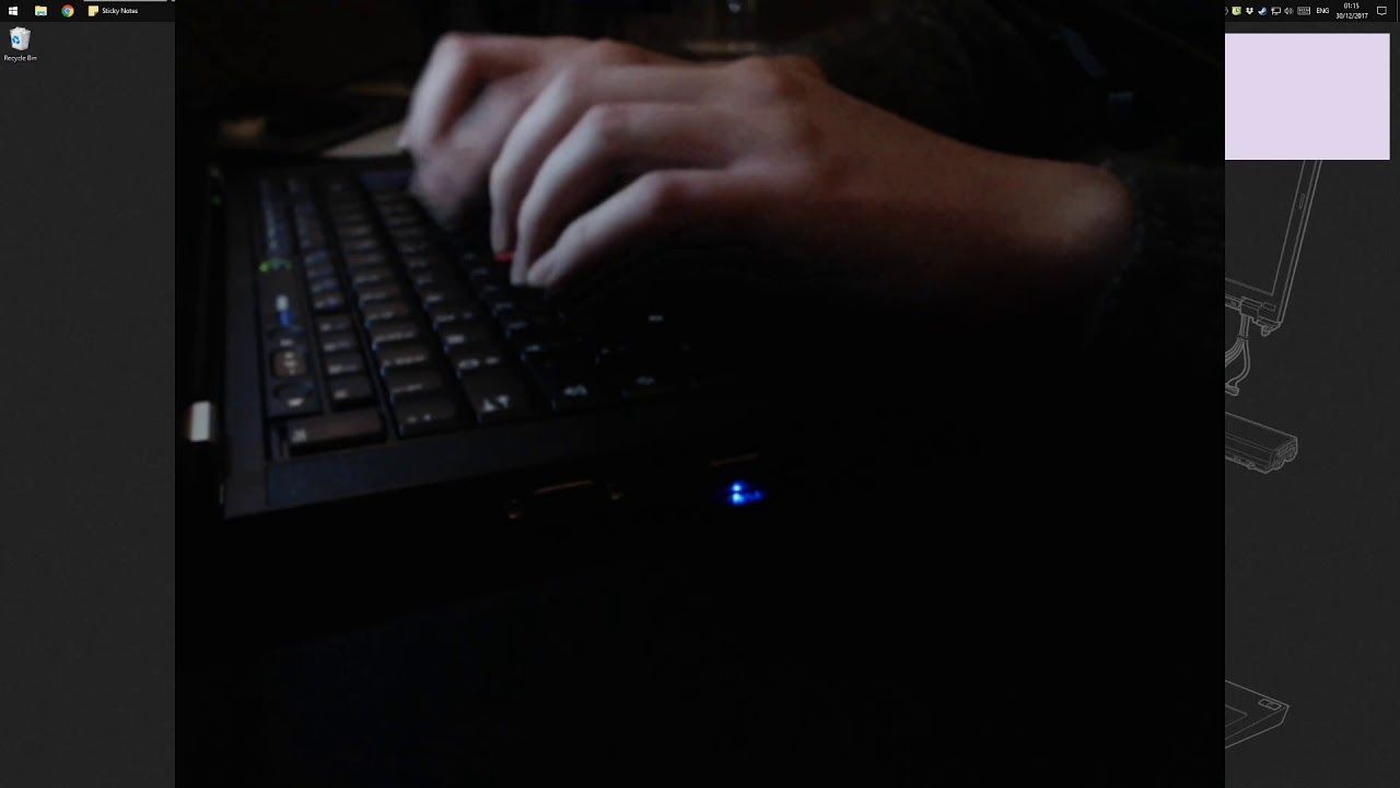 ThinkPad t420 typing - YouTube