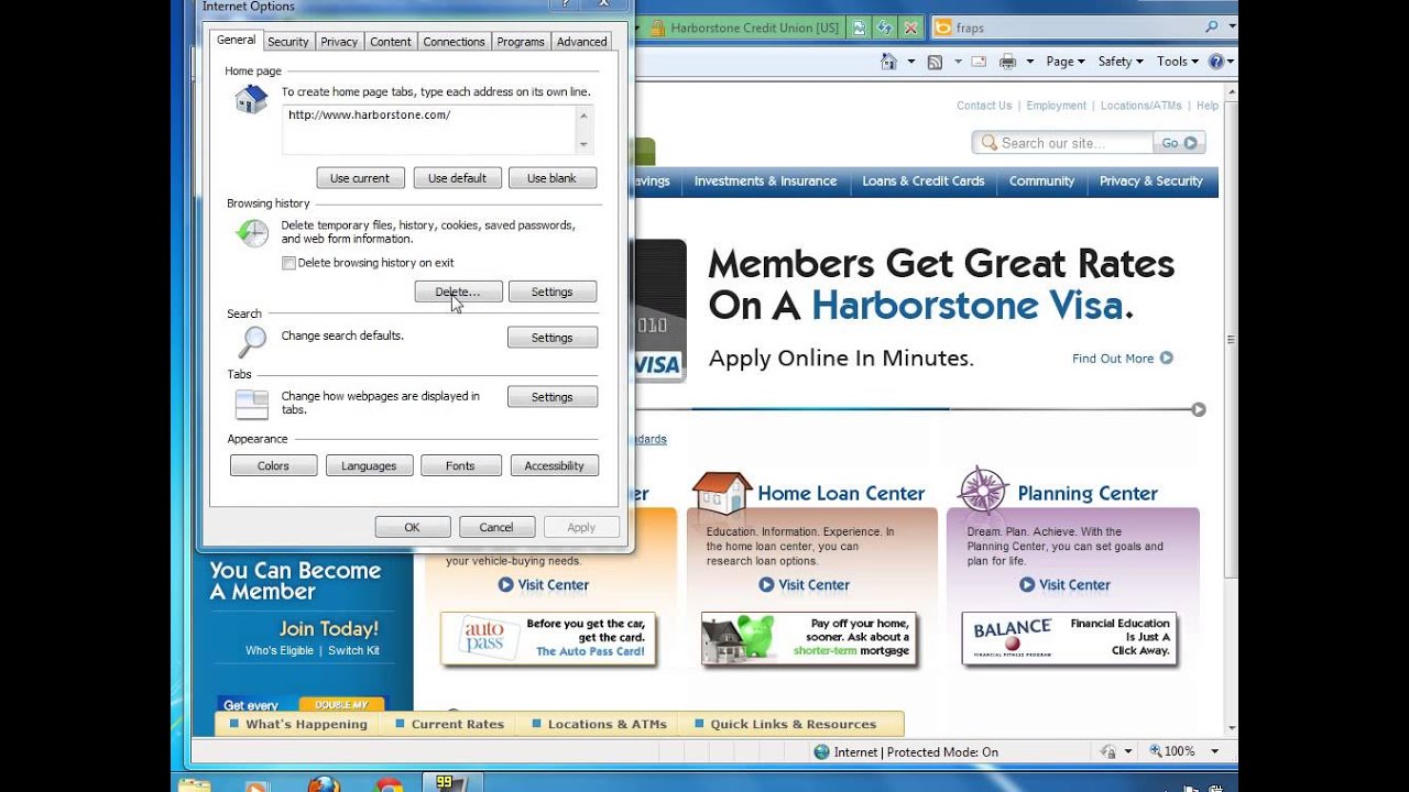 How to delete cookies in Internet Explorer 8 - YouTube