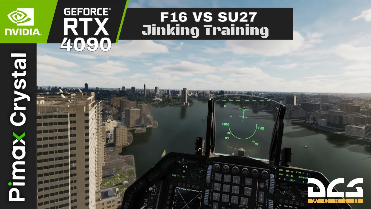 Jinking Training || F16 Vs SU27 || Pimax Crystal - Dcs World 2.9 VR ...