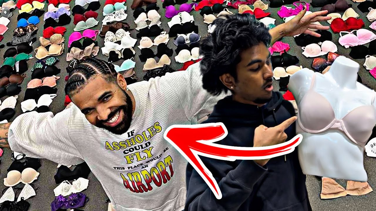 Collecting Bras For Drake! (Public Interview) - YouTube