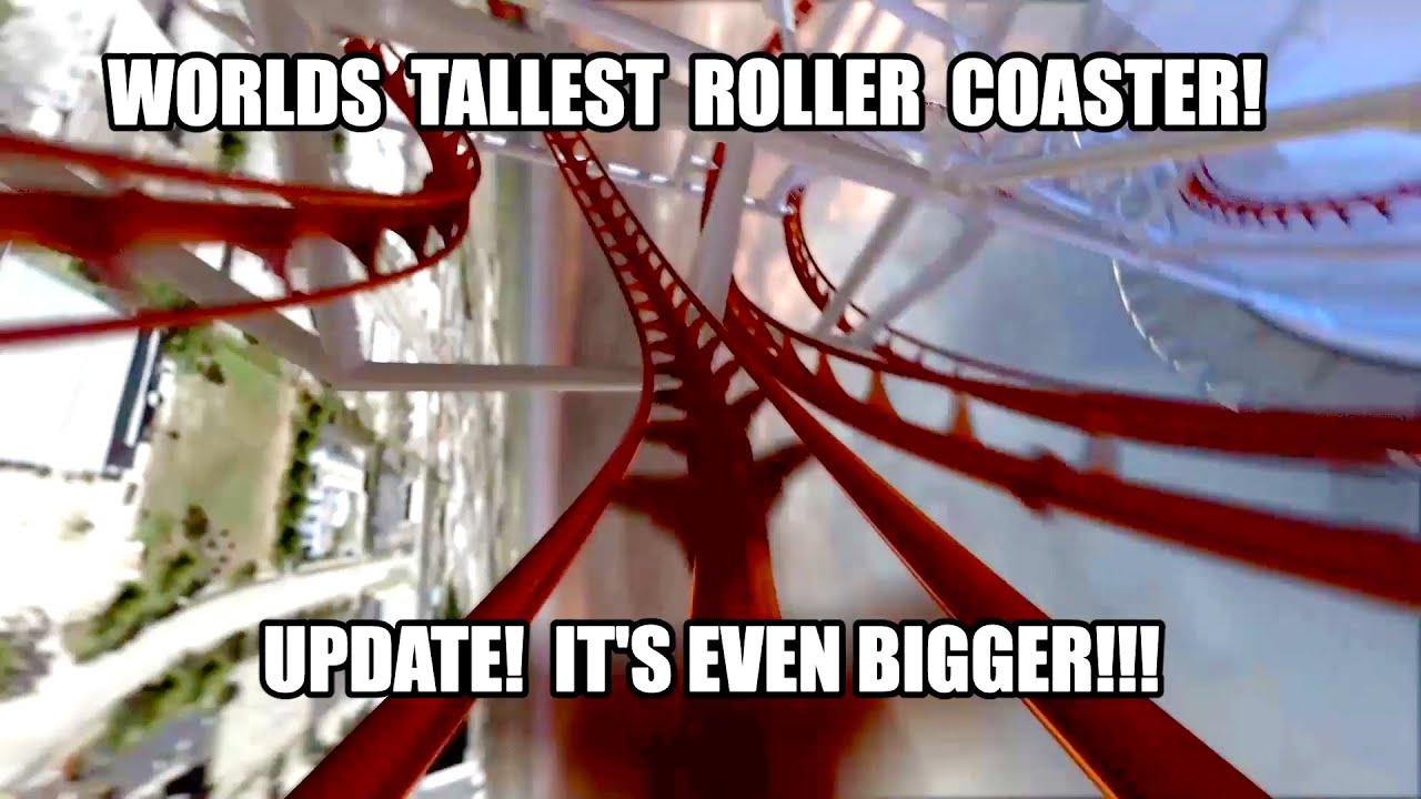 Worlds Tallest Roller Coaster! Skyscraper at Skyplex Orlando even ...