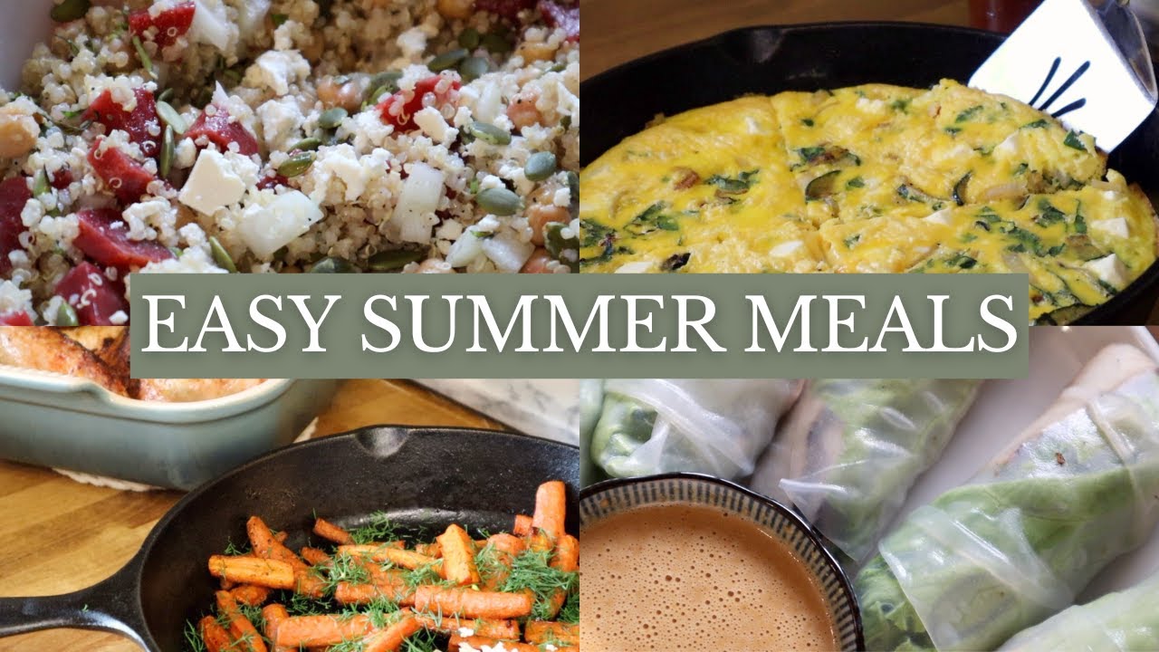 Simple Summer Meals From Our Homestead Kitchen - YouTube