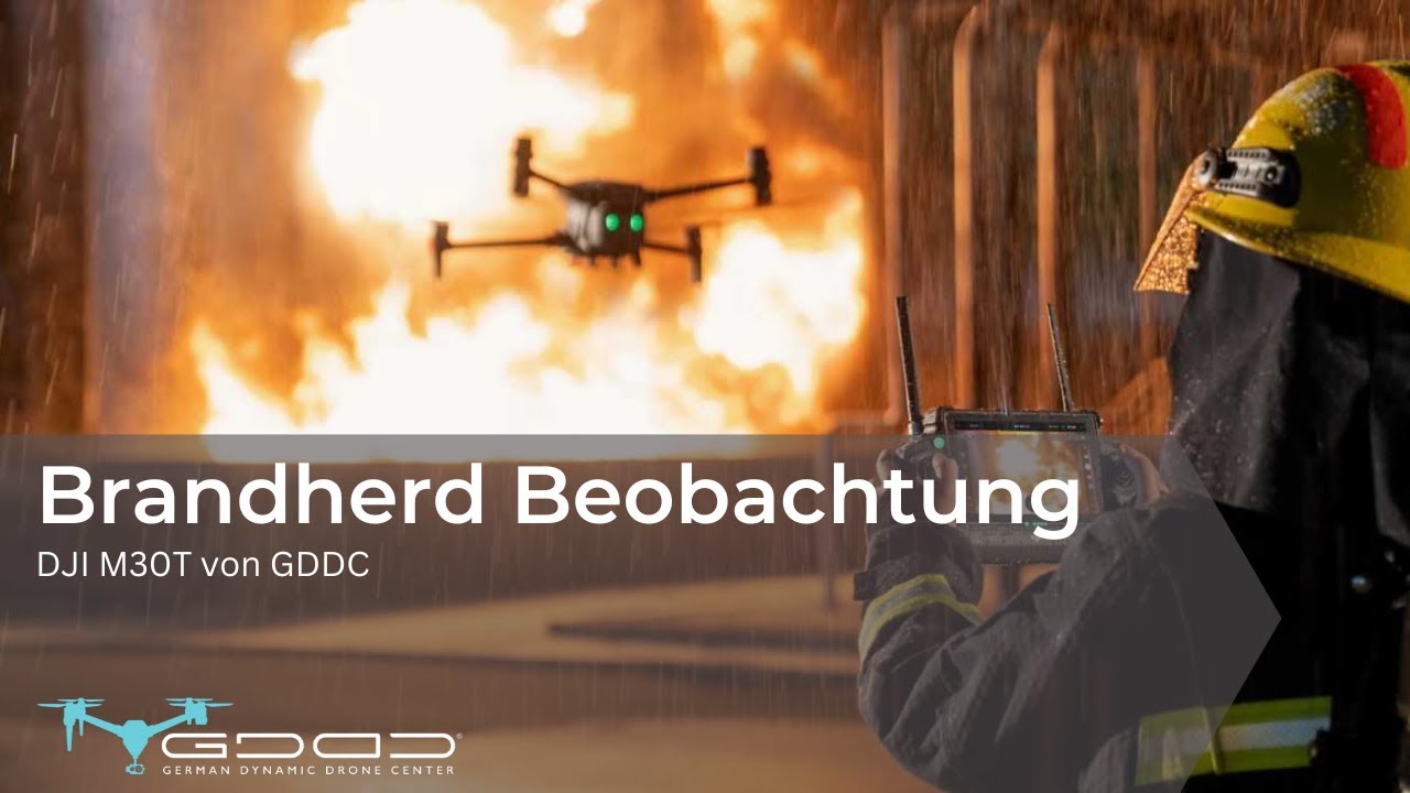 DJI M30T - Brandherd Beobachtung | GDDC - YouTube