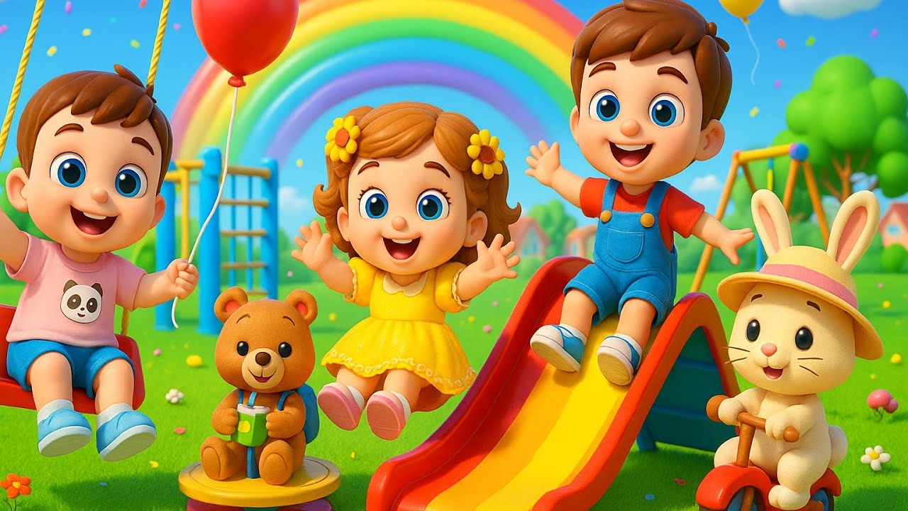 Yes Yes Playground Fun | Kinderfun - Nursery Rhymes & Kids Songs - YouTube