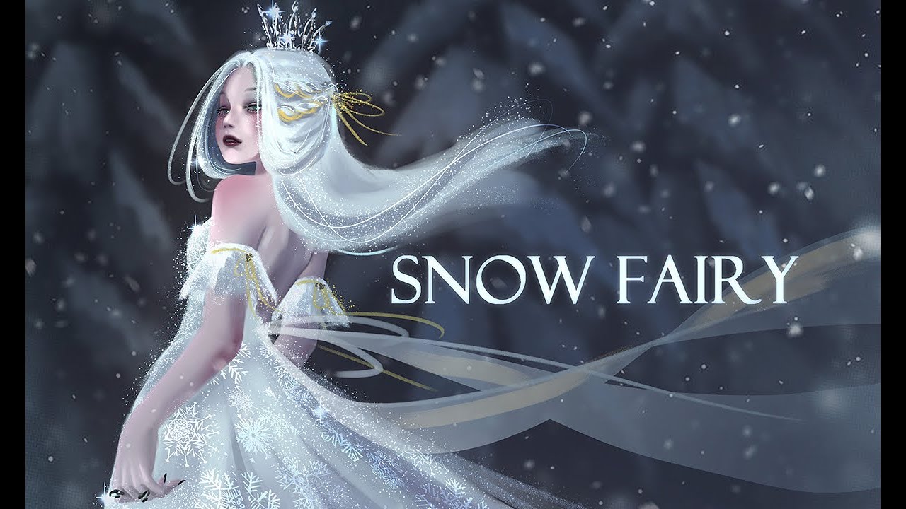 Speed Painting | SNOW FAIRY - YouTube