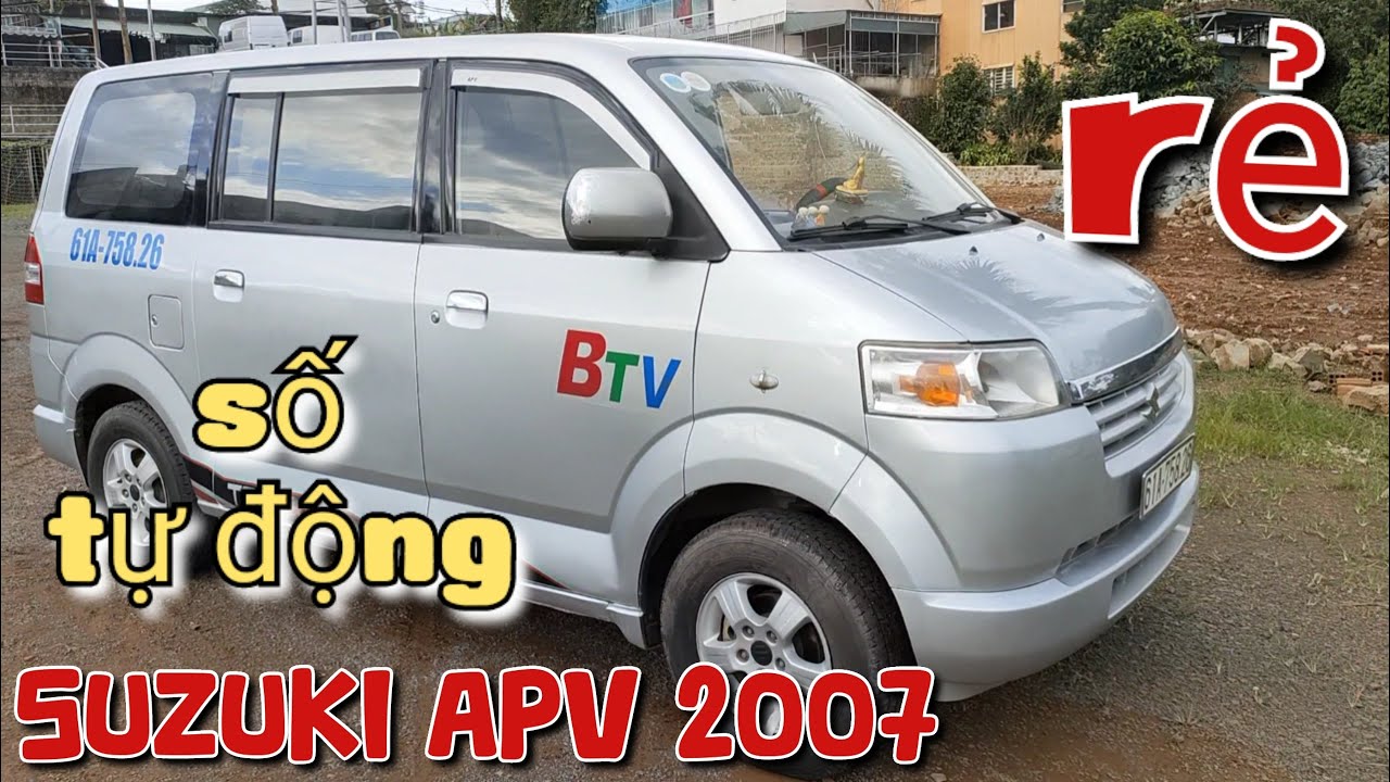 Suzuki APV 2007 số tự động giá rẻ nhất trong các dòng xe 8 chỗ . Chỉ ...