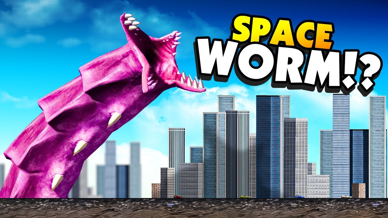 SOLAR SMASHING SPACE WORM Destroys A City! - YouTube