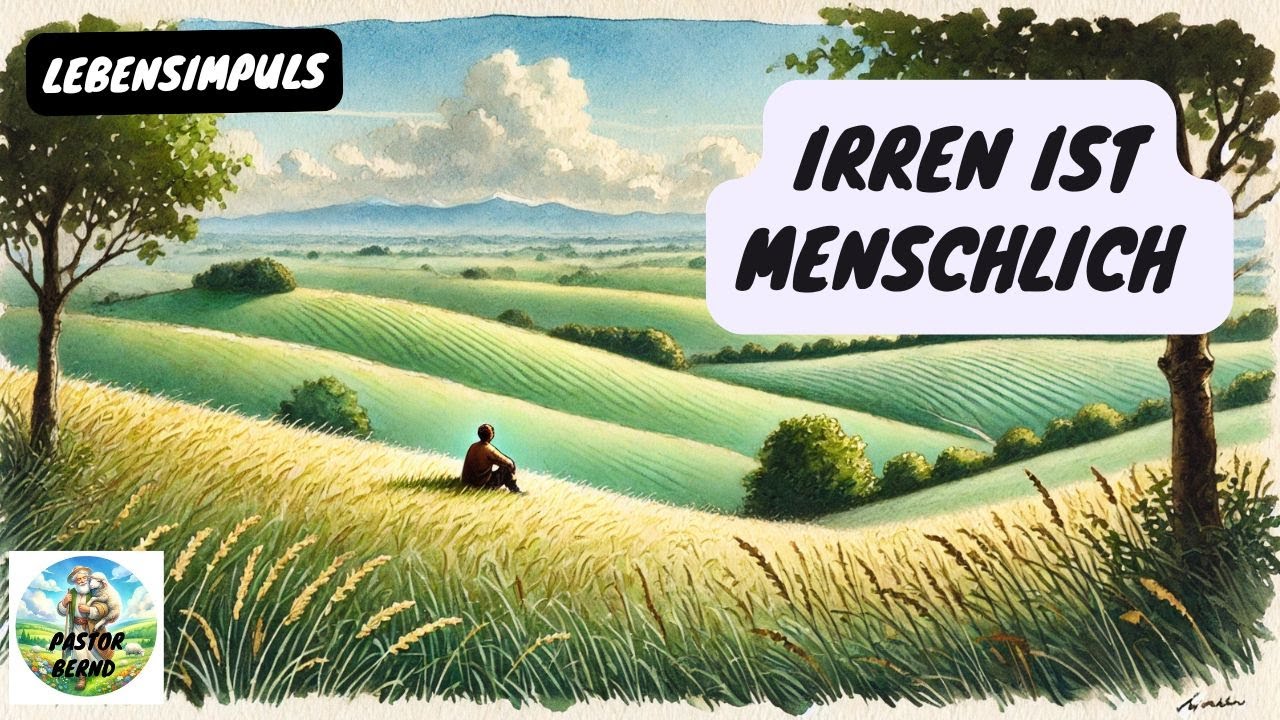 Irren ist menschlich - Lebensimpuls - von Pastor Bernd - YouTube