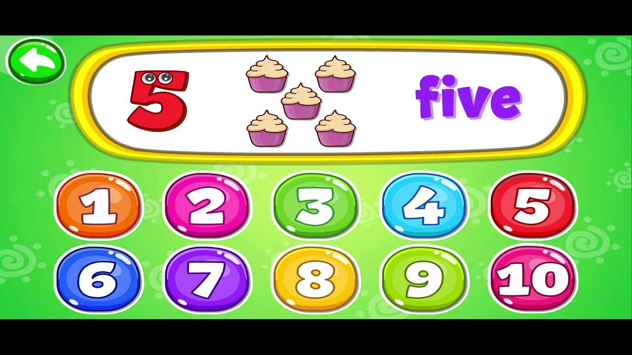 Learn 1 to 10 Numbers & Fruit Names | 123 Number Names | 1234 Counting ...