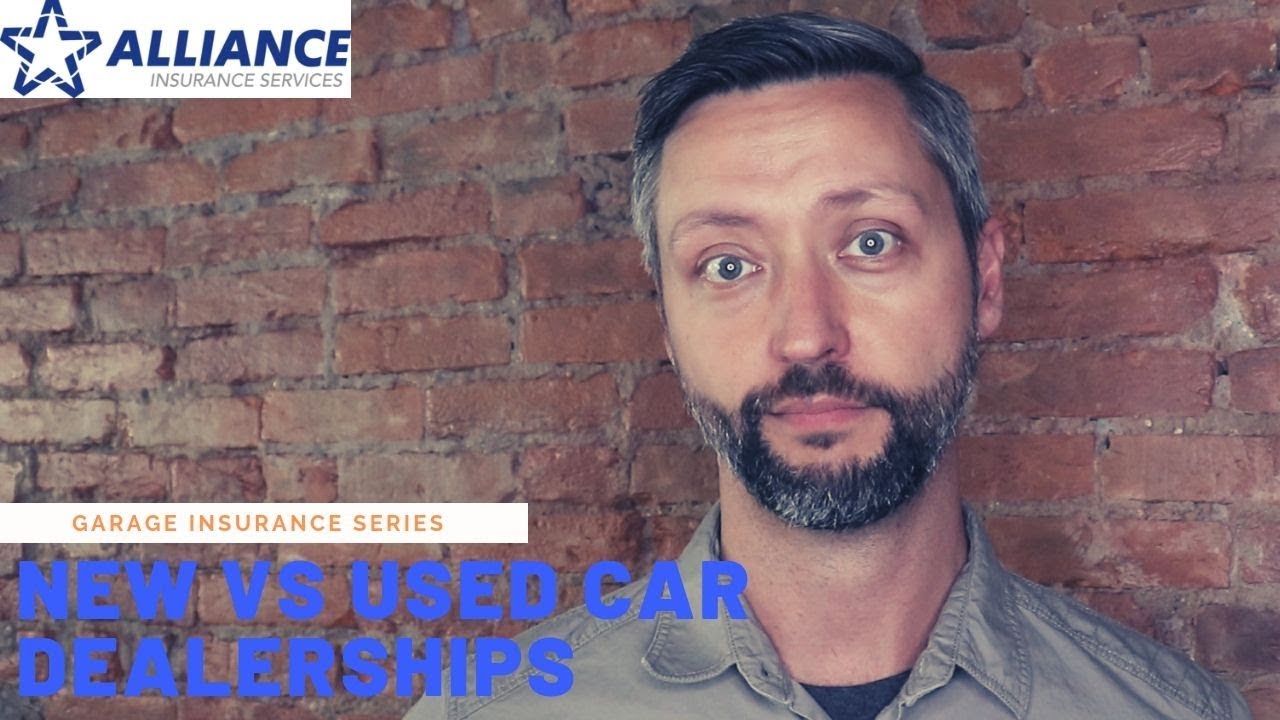 New Vs Used Car Lot in Garage Insurance - YouTube