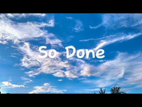 The Kid LAROI - So Done ( Lyrics Video ) - YouTube