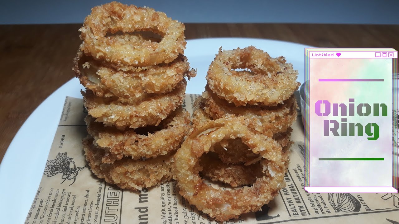 Homemade Onion Ring Crispy | Resep Onion Ring Crispy Cemilan Ala Cafe ...