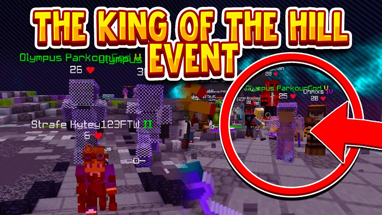 THE KING OF THE HILL EVENT! (OVER 100+ PLAYERS) | Minecraft Skyblock ...