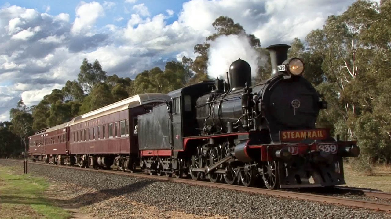Echuca Overlander - Steam Train to the North: Australian Trains - YouTube