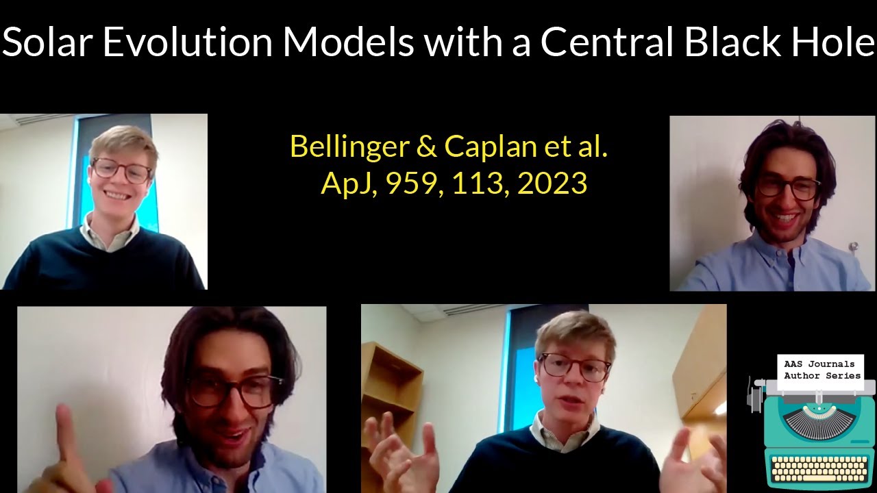 AAS Journal Author Series: Earl Bellinger & Matt Caplan on 2023ApJ ...