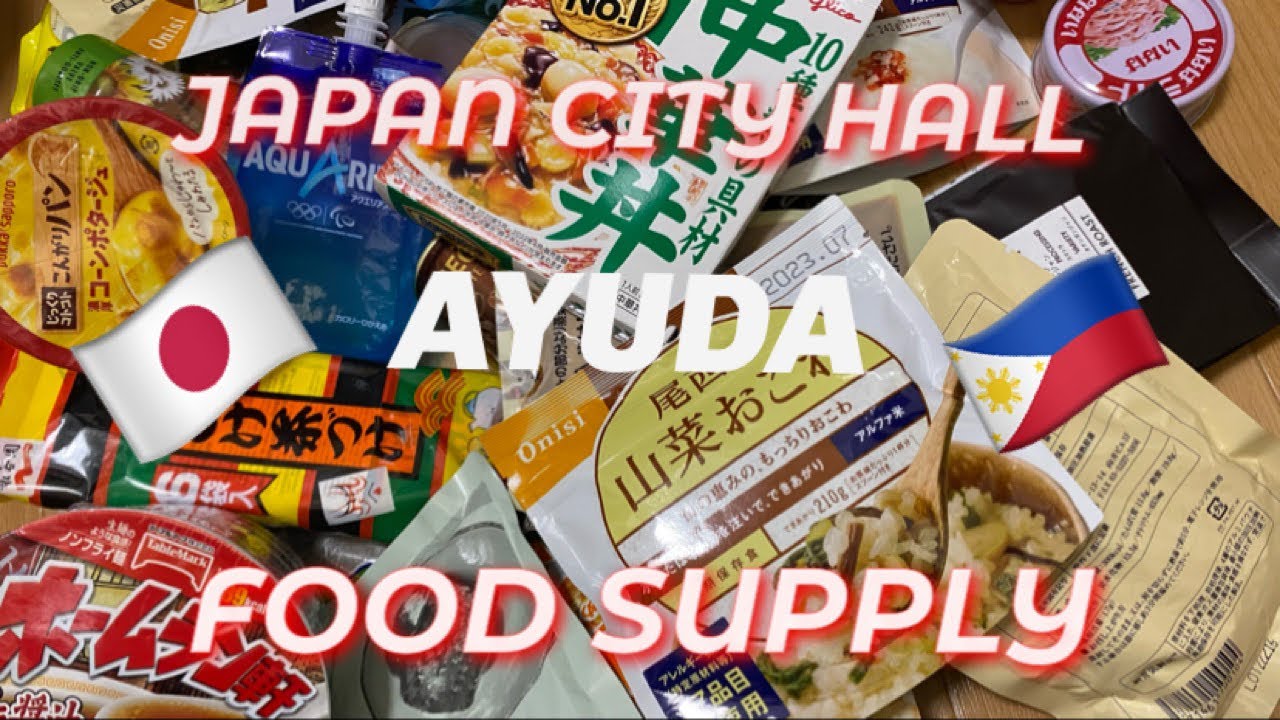 (BLESSINGS😇) JAPAN CITY HALL🇯🇵 (AYUDA) FOOD SUPPLY PARA SA MGA WALA ...