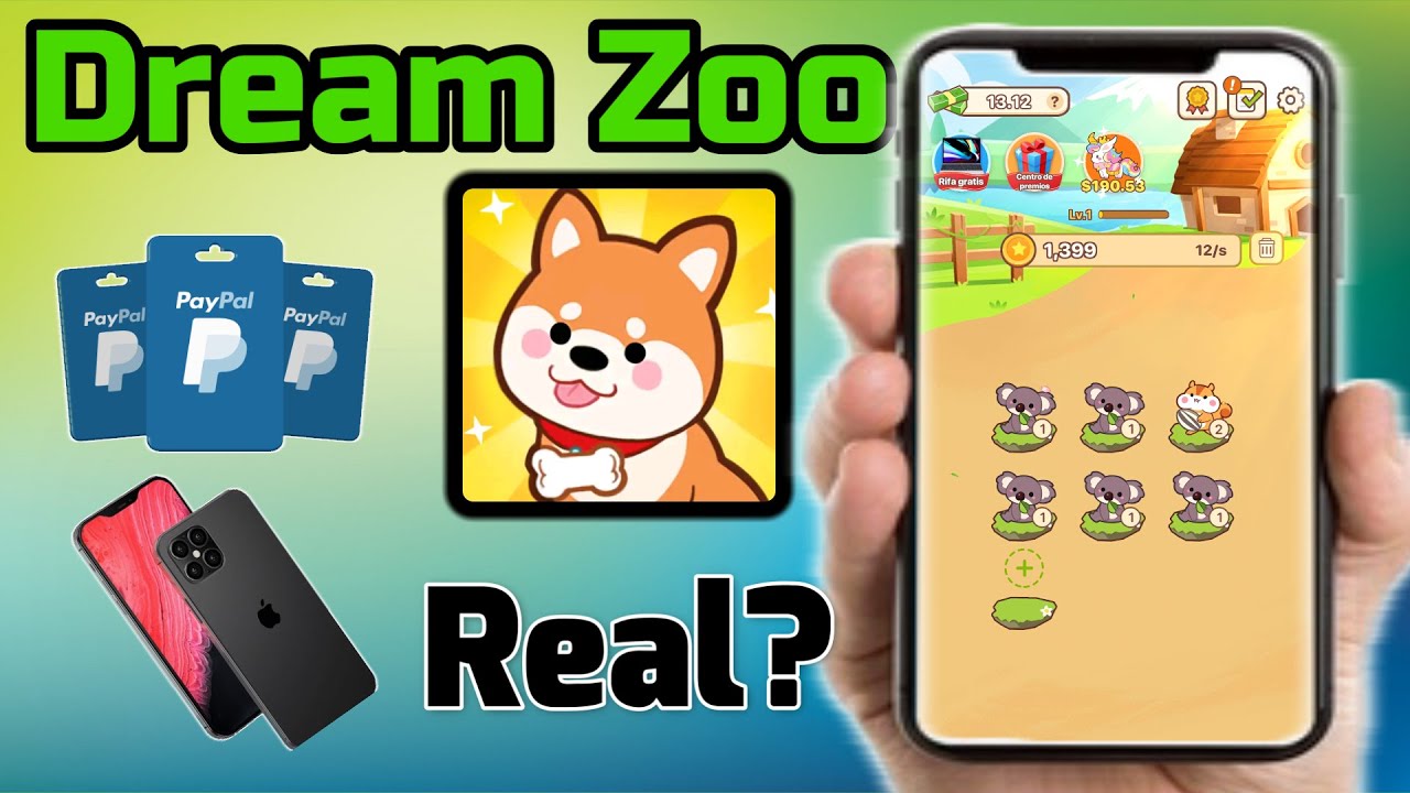 DREAM ZOO app para ganar dinero? ¿real o fake? - YouTube