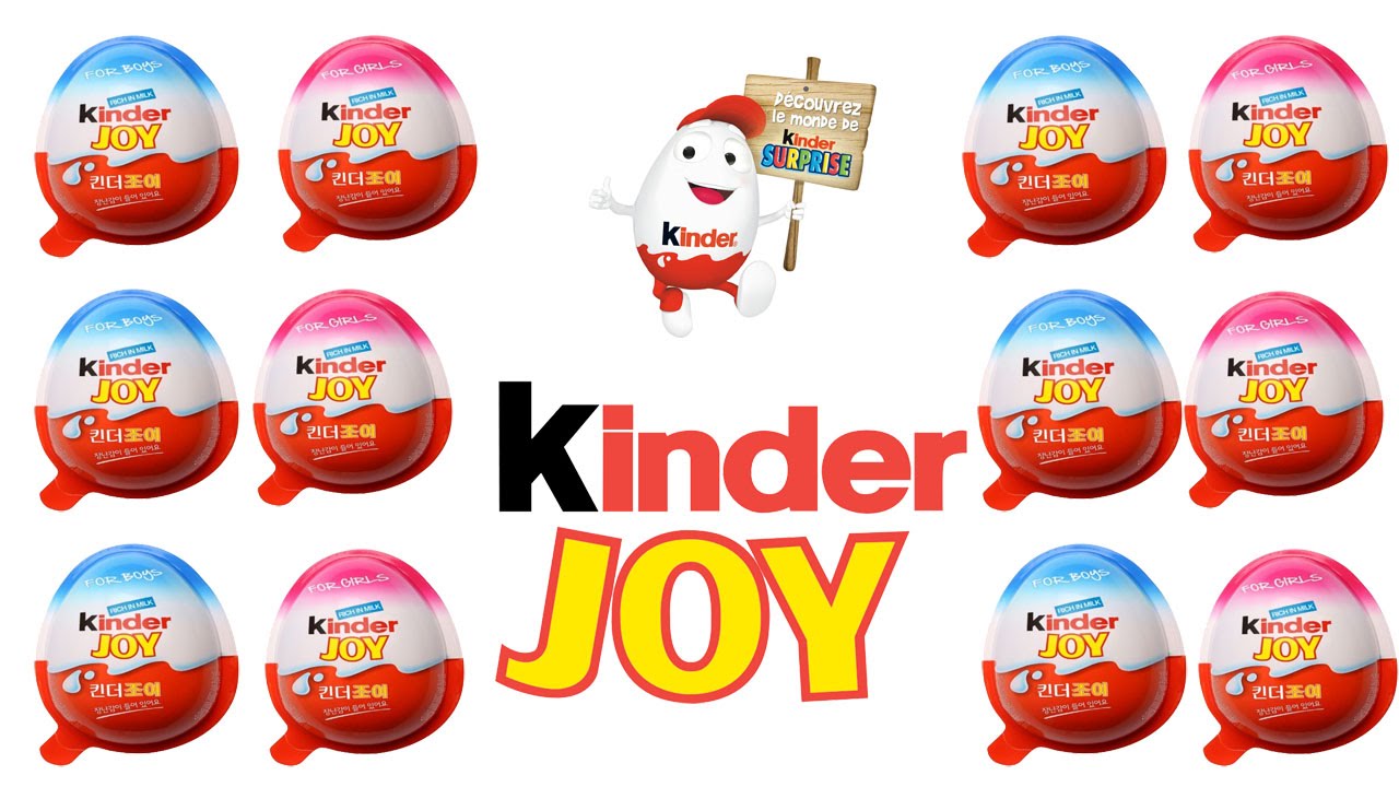 lot of kinder Joy kinder chocolate Surprise Egg Mascot for boys for ...
