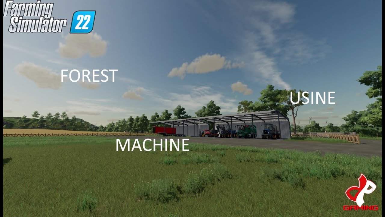fs22 : ( live -direct ) mapFR : les arbre tombent et les usine tourne ...