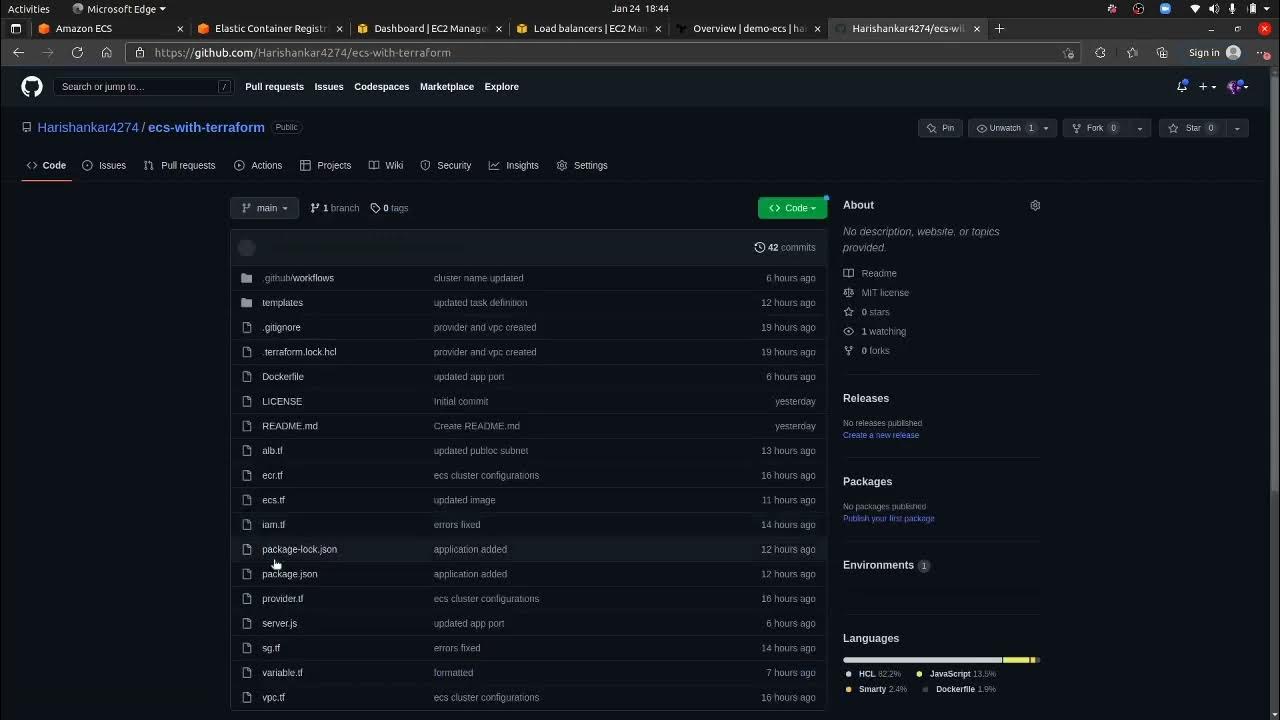 AWS ECS with Terraform and GitHub Actions - YouTube
