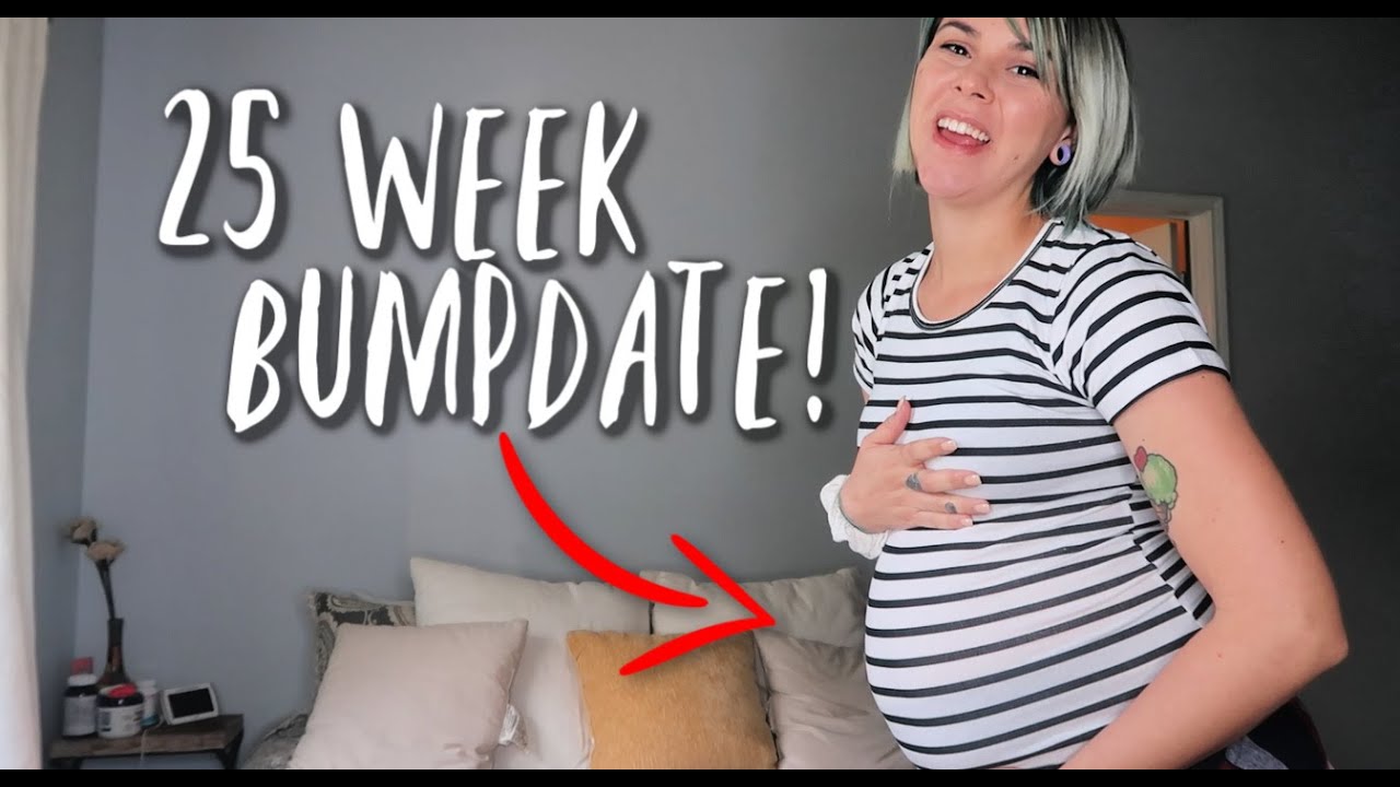 25 WEEKS PREGNANT UPDATE + BELLY SHOT! - YouTube