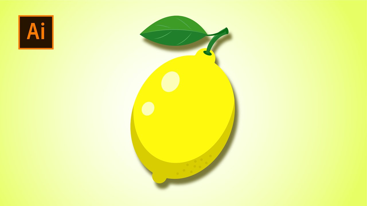 How To Create A Lemon | Vector Art Tutorial For Beginners | Adobe ...