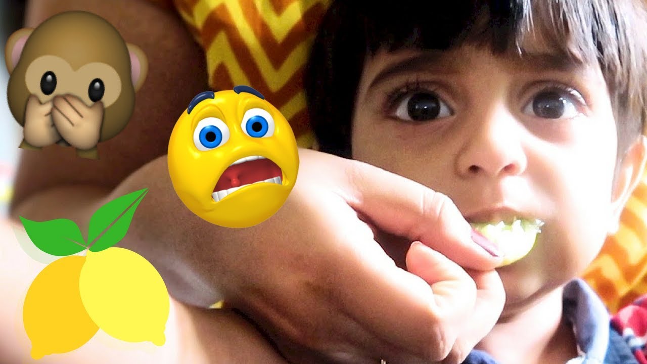 OMG! Toddler has a LEMON ! - YouTube
