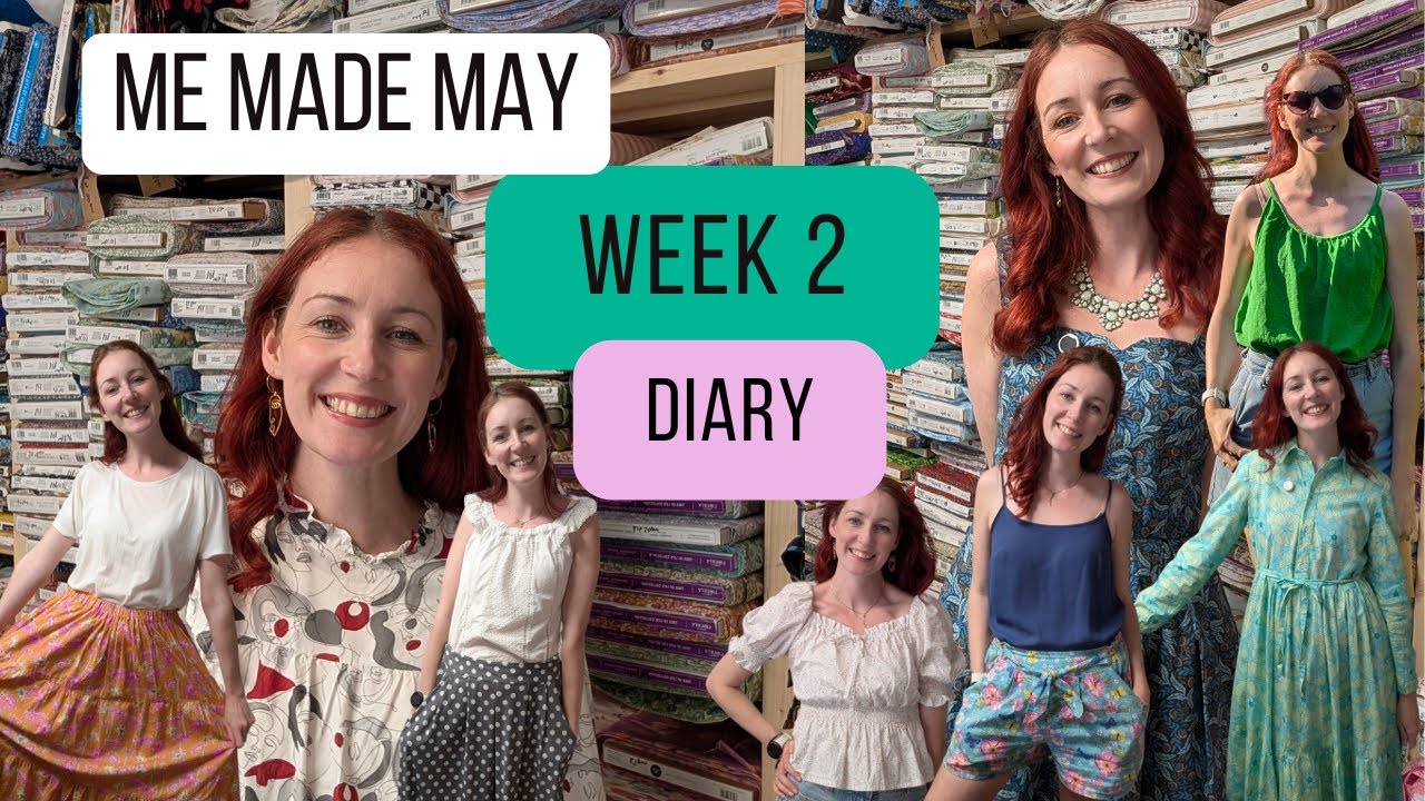 Me Made May Week 2 Diary | 8 Outfits in 7 Days - YouTube