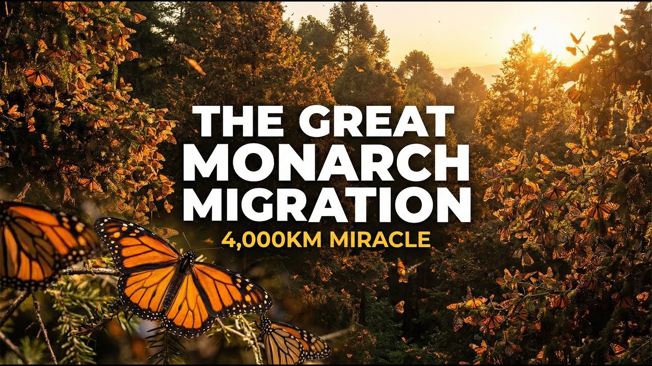 The Great Monarch Migration: A 4,000km Miracle of Nature - YouTube